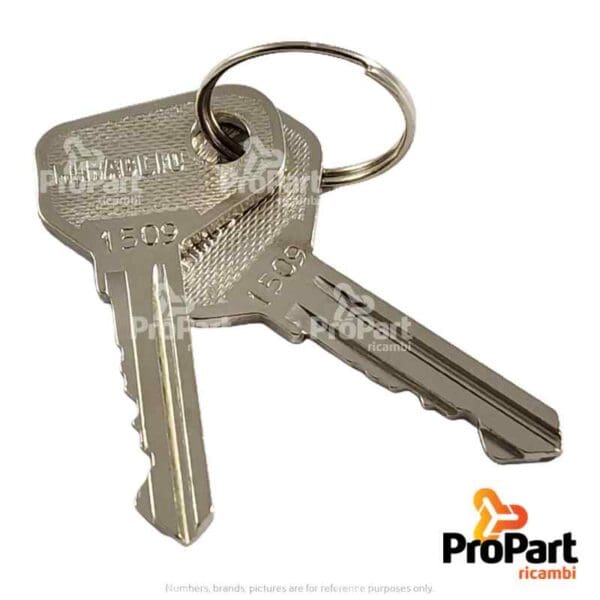 Cab Door Key - 2.7439.013.2 - Deutz-Fahr & SAME - ProPart Ricambi