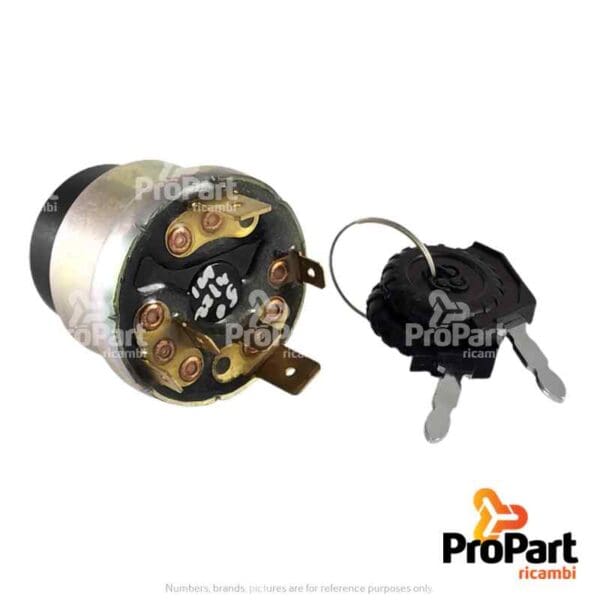 Ignition Switch c/w Key - 2.7659.147.0/10 - John Deere & others - ProPart